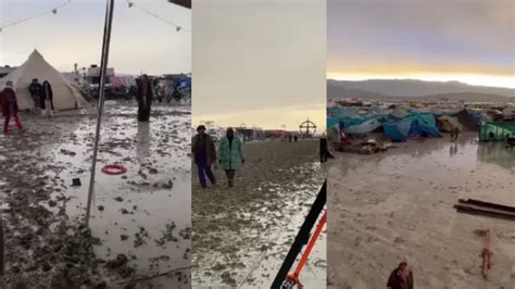 El Festival Burning Man Se Vuelve Una Pesadilla Llega Nueva Tormenta Y