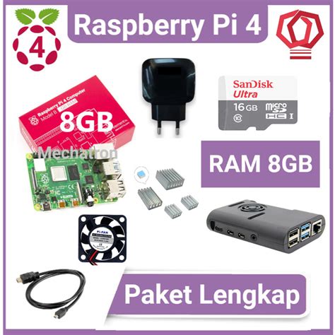 Jual Raspberry Pi 4 Model B 8gb Paket Lengkap Siap Pakai Uk Pi4 8 Gb 128gb Kota Depok