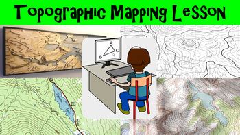 Topographic Mapping Lesson With Worksheet Power Point And Map Reading Activity