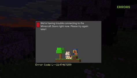 Minecraft Error Code L 2147467259 Here Is What To Do