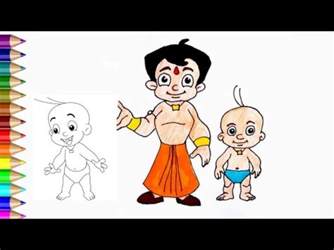 How To Draw Raju From Chota Bheem Ll YouTube