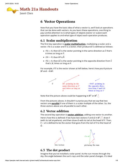 vector operations download free pdf scalar mathematics vector space