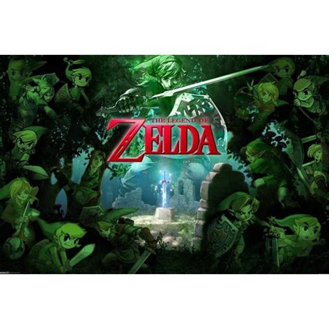 The Legend Of Zelda Green Forest Poster Rolled Only Video Game
