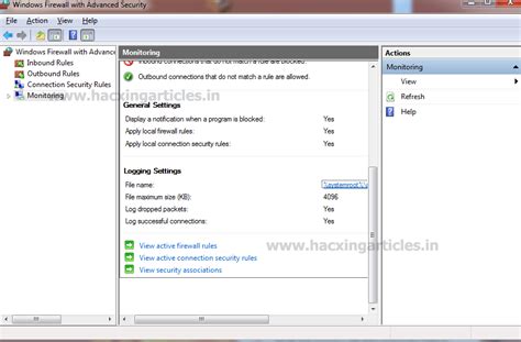 How To Enable And Monitor Firewall Log In Windows PC Hacking Articles