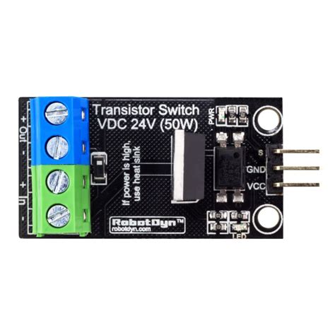 Robotdyn Transistor Mosfet Dc Switch Module 5v Logic Dc 24v 30a With Optocouplers