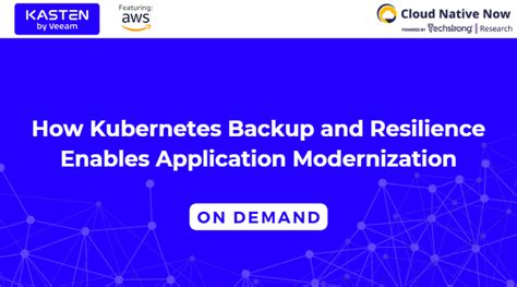 Webinar How Kubernetes Backup And Resilience Enables Application