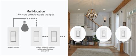 Lutron Sunnata Touch Dimmer Light Switch Led Advanced Technology For Led And Incandescent 3