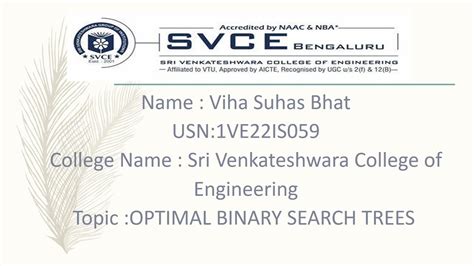 Optimal Binary Search Trees Youtube
