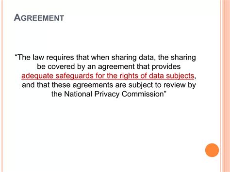 Data Privacy Act In The Philippines Pptx