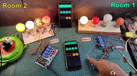 Multiple Nodemcu Esp8266 Blynk Smart Home Iotcircuithub Esp8266