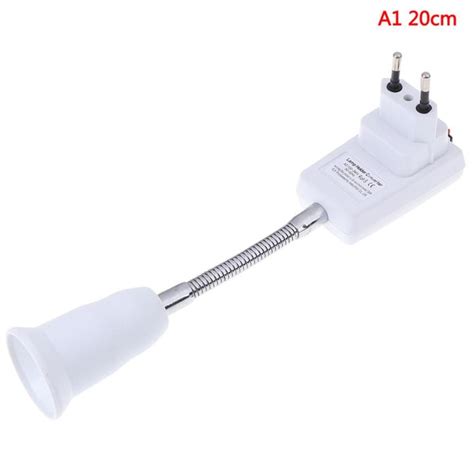 1pcs E27 Table Light Bulb Lamp Holder Socket Switch Adapter Converter Eu Plug Bd