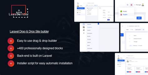 Download Larabuilder Draganddrop Site Builder And Cms Free Nulled