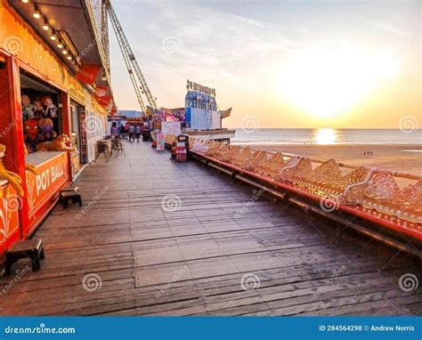 Blackpool Pleasure Beach Pier Editorial Image