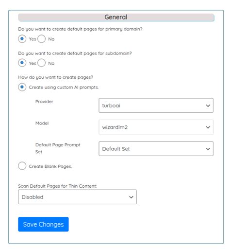 subdomain settings turbo subdomains