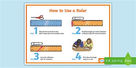 How To Use A Ruler Table Mat Teacher Made Twinkl