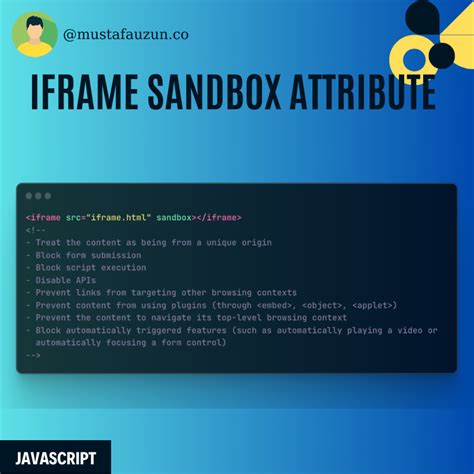 Html Iframe “sandbox” Attribute Mustafa Ateş Uzun Blog