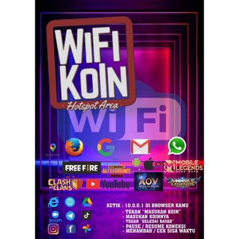 jual stiker box wifi koin shopee indonesia