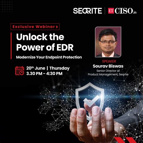 Seqrite On Linkedin Edr Cybersecurity Edr Seqrite Webinar Itsecurity Threatdetection…