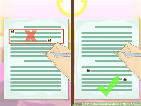 4 Ways To Use Quotation Marks In News Articles Wikihow