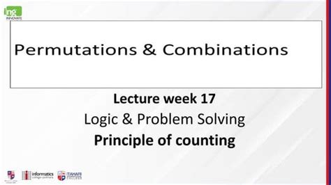 Permutation And Combination Pptx