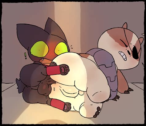 Rule 34 Anal Anthro Ass Badger Badgerclops Blush Blush Lines Cartoon