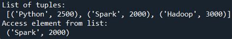 Create A List Of Tuples In Python Spark By Examples