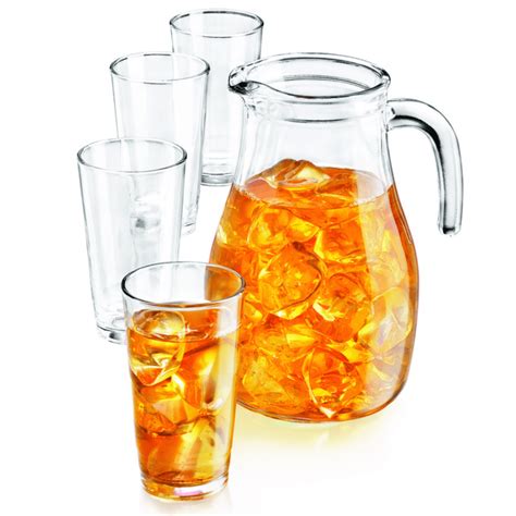 Juego De Agua Con Jarra Y Vasos 5 Piezas Libbey México