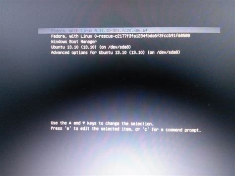 Can T Boot Ubuntu 13 10 After Install Fedora 20 On A X86 64 EFI Machine Ask Ubuntu