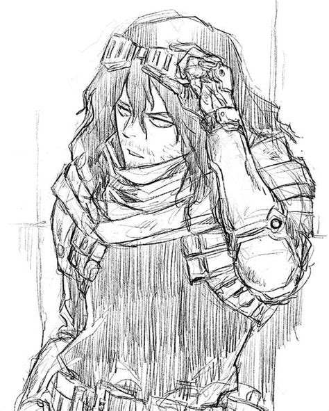 Aizawa Sketches My Hero Academia Eraserhead My Hero Academia Manga