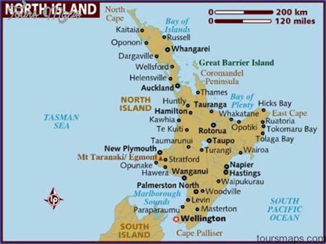 North Island Map