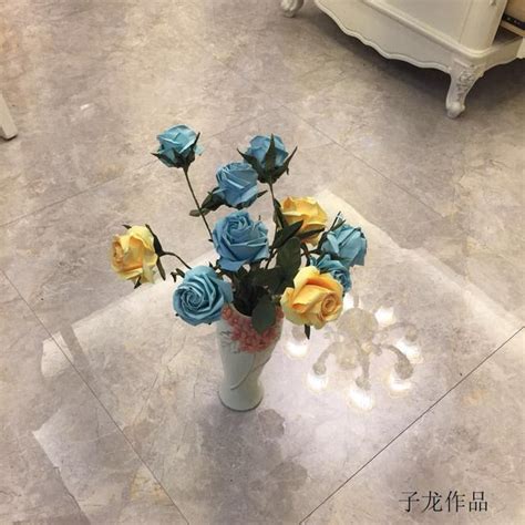 春之玫瑰四摺紙 子龍花卉摺紙 每日頭條