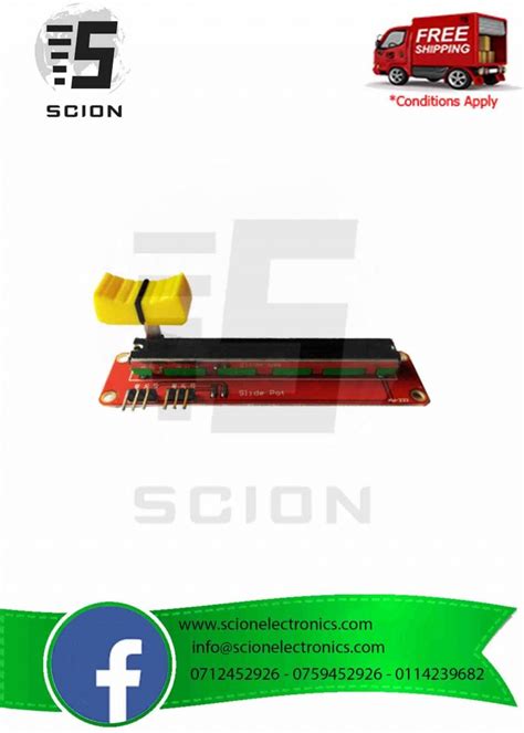 K Adjustable Electronic Sliding Potentiometer Module Scion Electronics