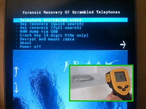 Freezing Android To Crack The Encryption Hackaday