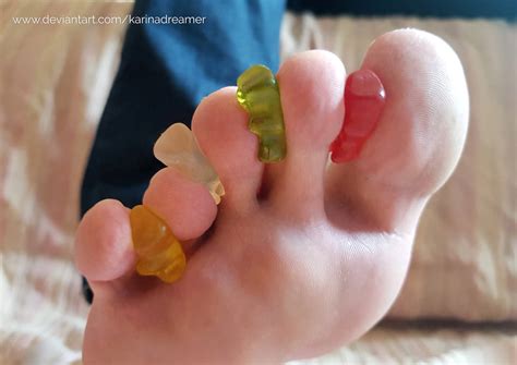 Tasty Toes And Gummybears Karinas Feet By Karinadreamer On Deviantart