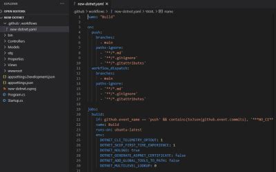 Generate A GitHub Actions Workflow With Visual Studio Or The Dotnet CLI Azure DevOps Blog