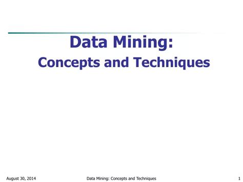PPT Data Mining Concepts And Techniques PowerPoint Presentation Free Download ID 3723534