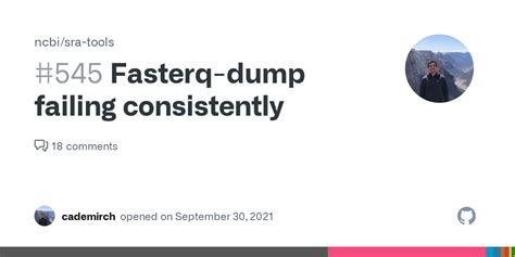 Fasterq Dump Failing Consistently Issue Ncbi Sra Tools GitHub