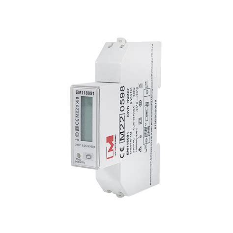 mid certified single phase modbus rs485 bidirectional smart electric