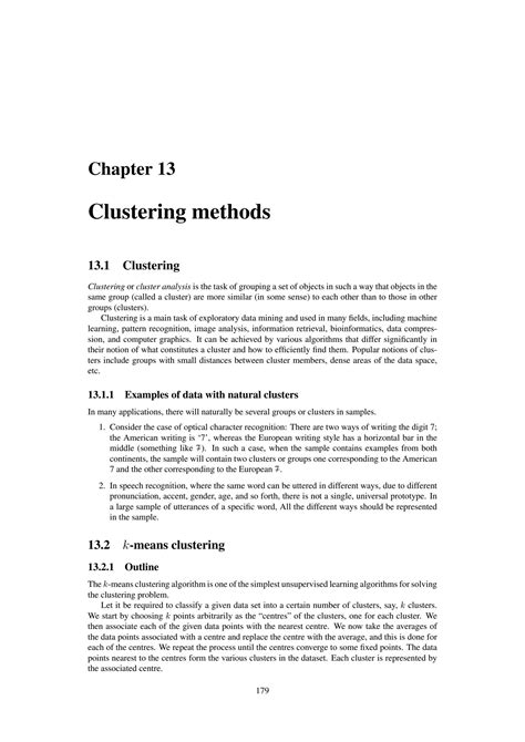 Solution Clustering Methods Data Mining And Machine Learning Studypool