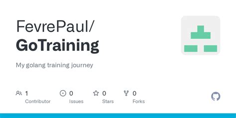 Github Fevrepaulgotraining My Golang Training Journey