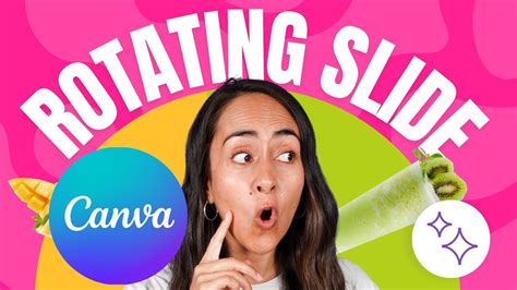 How To Create A Rotate Effect In Canva Presentations Animated Slides Series Youtube