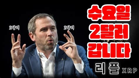 리플 Xrp 대박호재 수요일 2달러 갑니다 Xrp 리플 리플전망 리플분석 리플코인 리플차트 리플재판 코인추천 알트코인추천 Youtube