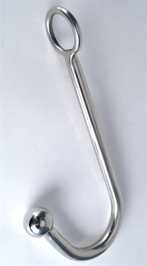 Stainless Steel Anal Hook With Black Rope Loveorigin