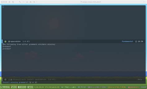 treesit auto包执行 treesit auto install all 命令时，出错…… emacs general