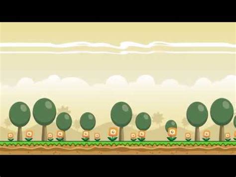 2D Horizontal Parallax Game Background - Flower of The Road - Animation ...
