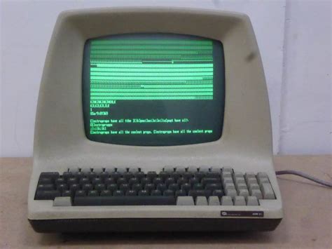 Practical 1970s Vdu Computer Terminal For Mainframe Access Electro Props Hire