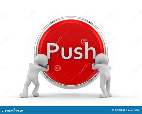 Push Button Stock Illustration Illustration Of Help 24080851