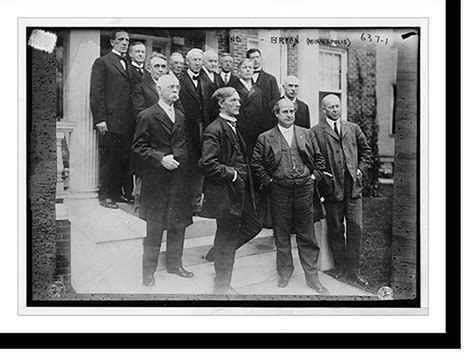 Historic Print Lind Bryan And Others On Steps Minneapolis Minn 18 X 24
