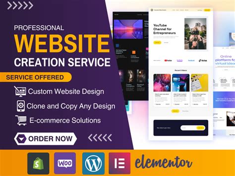 A Design Modern Construction Website With Elementor Pro Upwork