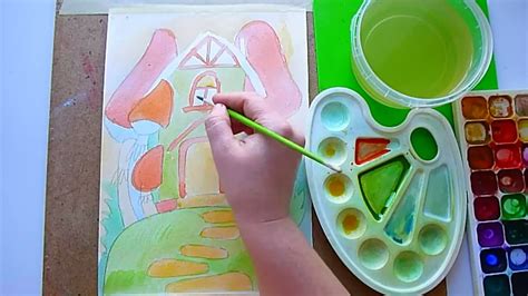 Малюємо казковий будиночок Youtube